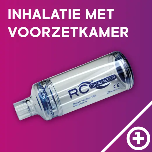 Inhalatie met voorzetkamer - Tracheotomie hulpmiddelen